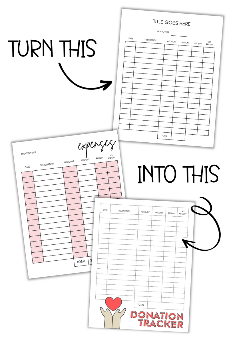 MONEY TRACKER TEMPLATE – Simply Love PLR